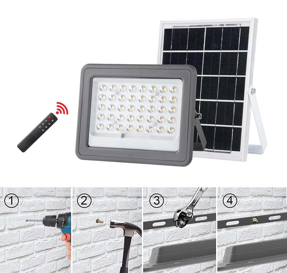 Glow Lighting Solar Flood Light 900lm IP65 – Albert Trading